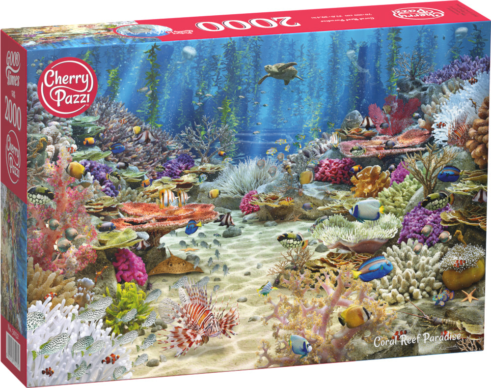Coral Reef Paradise | CherryPazzi | 2000 Pieces | Jigsaw Puzzle – Puzzles