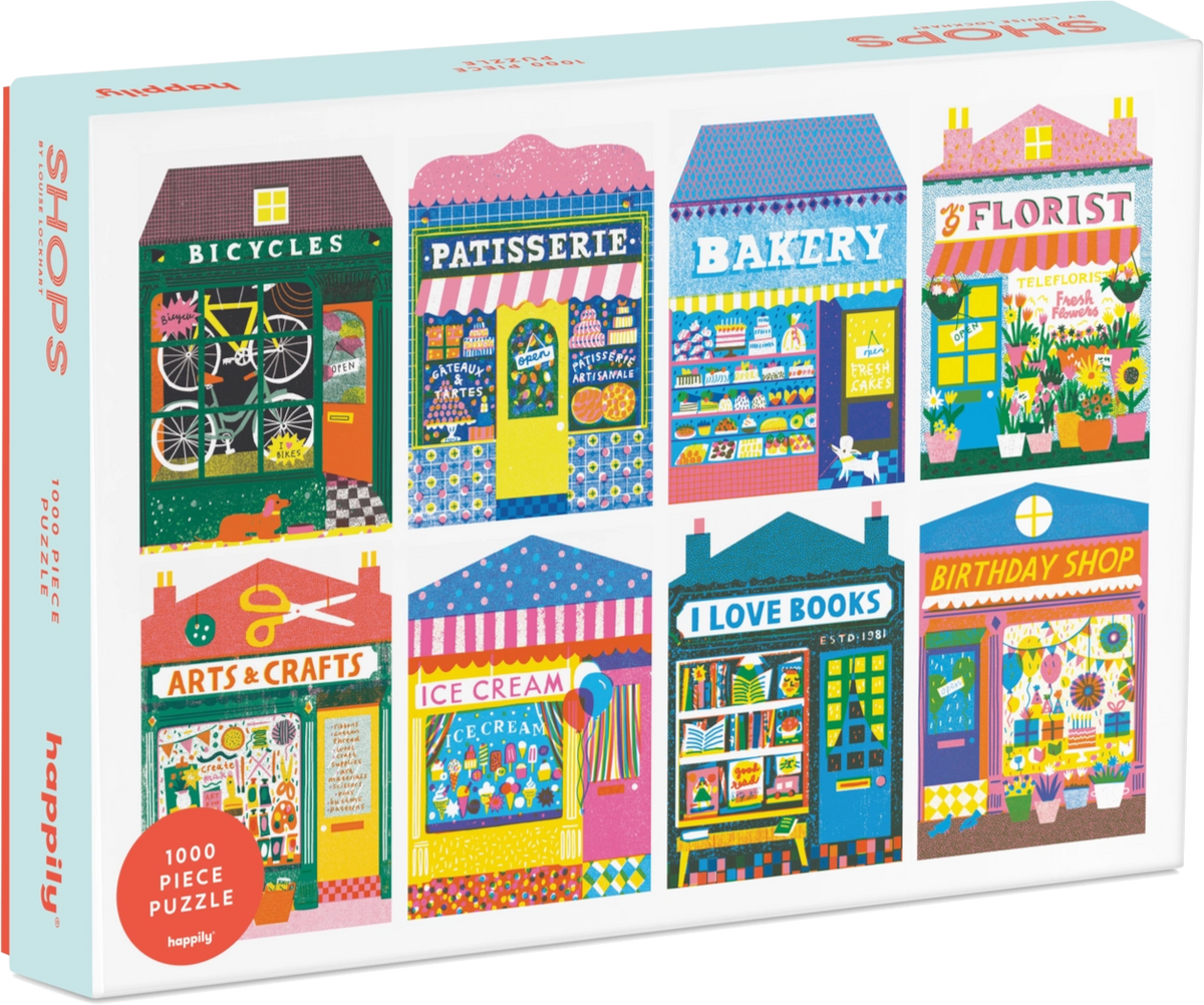 Shops - Louise Lockhart | Happily | 1000 Pieces | Jigsaw Puzzle – Puzzles