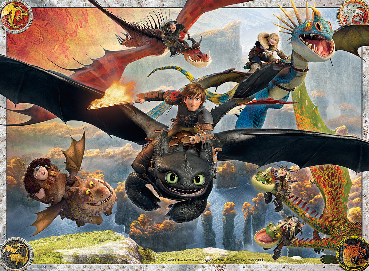Easily Tamed Dragons | How To Train Your Dragon | Ravensburger | 150 X – Puzzles