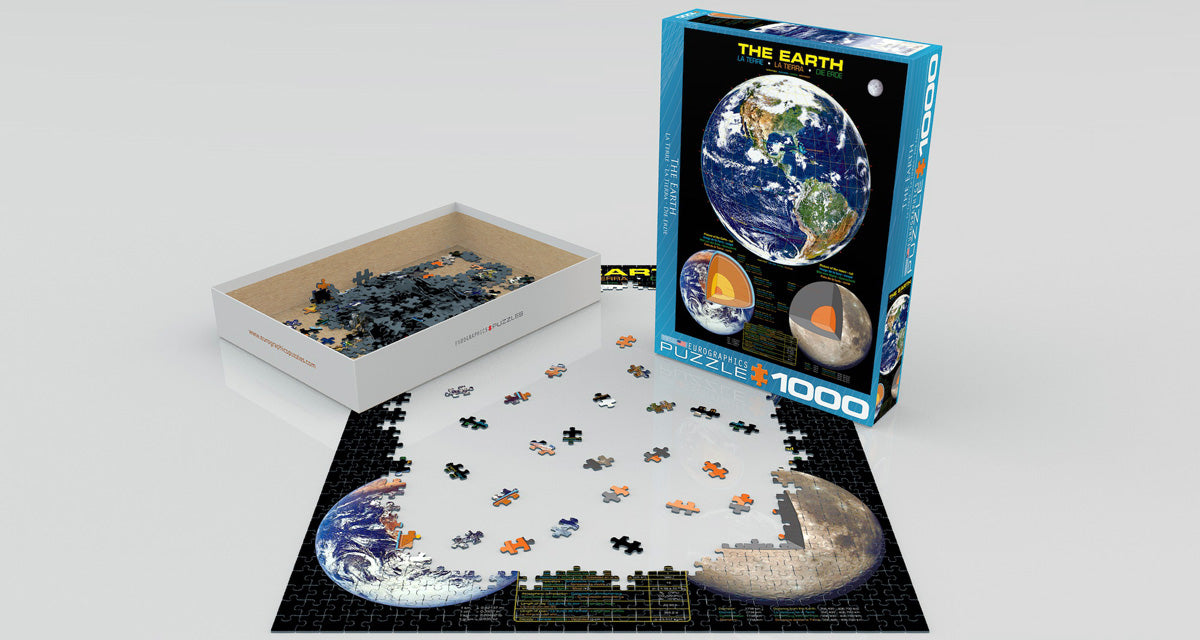 The Earth - Space Exploration | Eurographics | 1000 Pieces | Jigsaw Pu ...