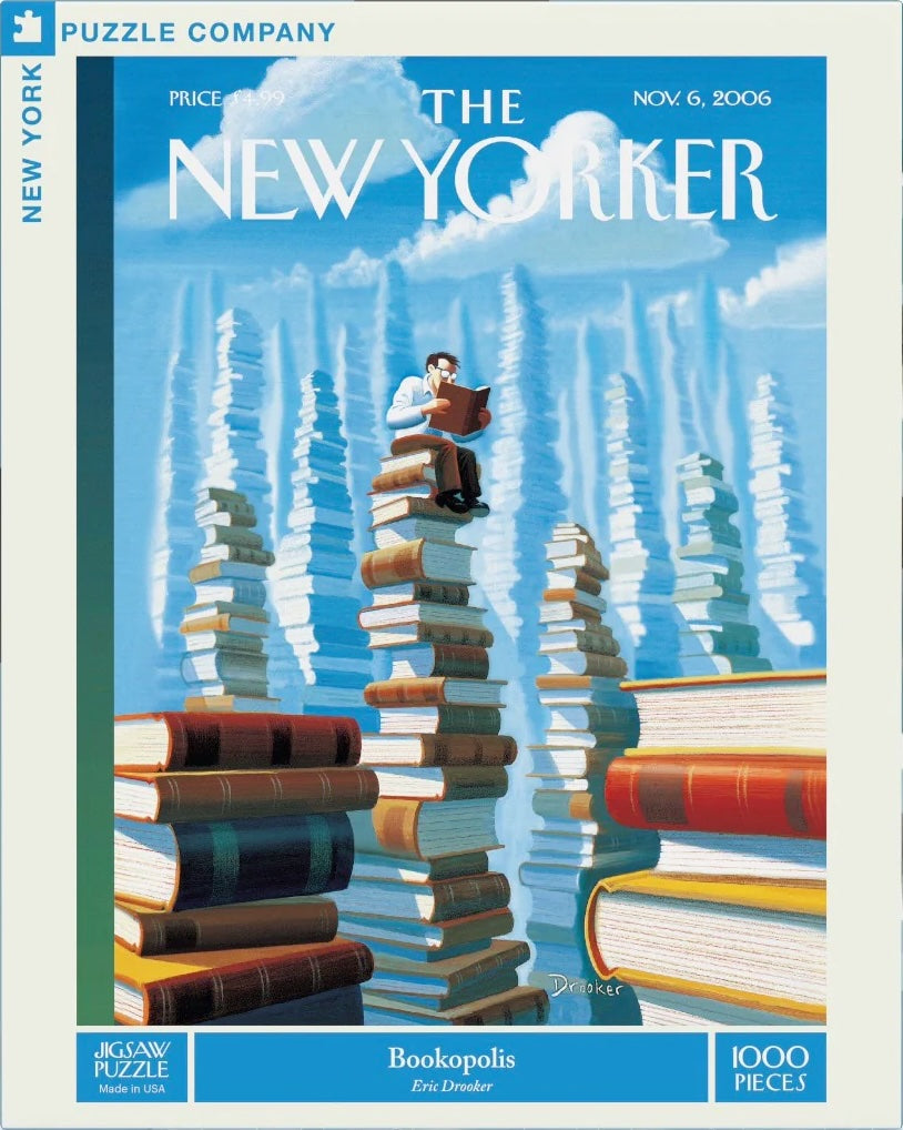 Bookopolis - Eric Drooker | New York Puzzle Company | 1000 Pieces | Ji ...