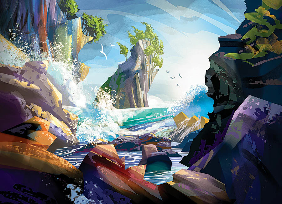 Coastal Waves - Dale Hitchcox | Cobble Hill | 1000 Pieces | Jigsaw Puz ...