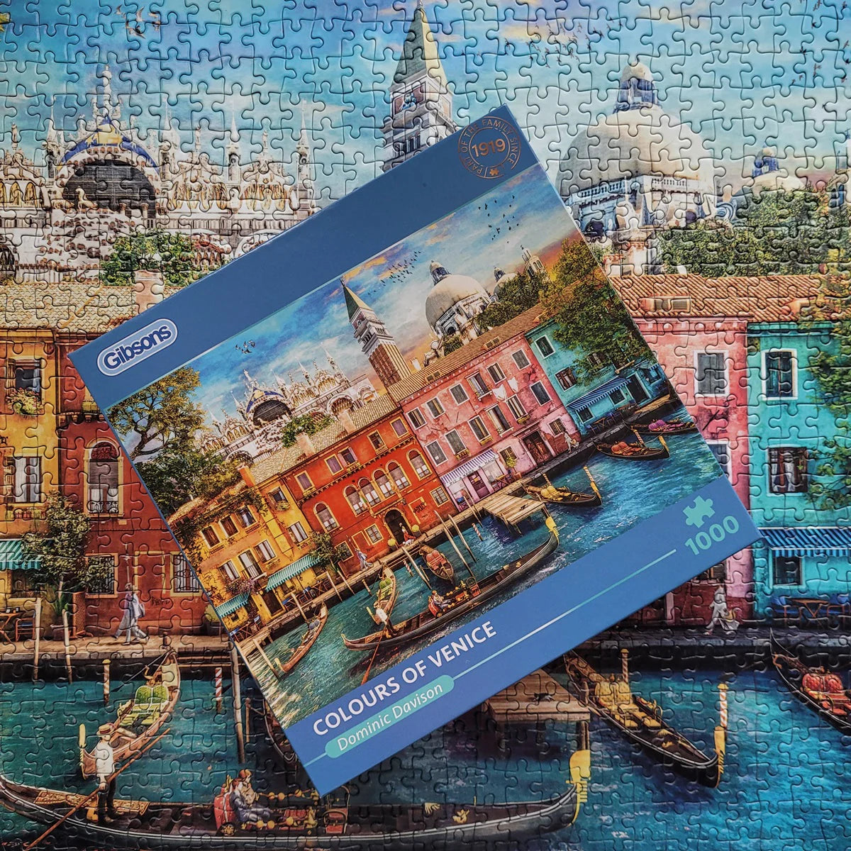 Colours Of Venice - Dominic Davison | Gibsons | 1000 Pieces | Jigsaw P ...