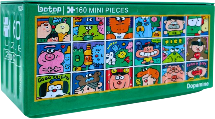 Dopamine | Botop | 160 Pieces | Mini Jigsaw Puzzle – Puzzles