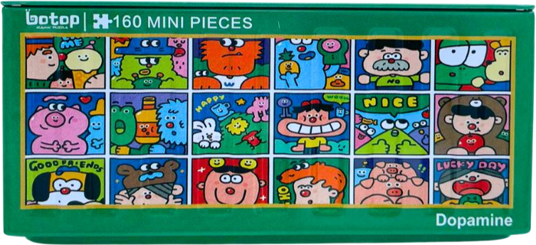 Dopamine | Botop | 160 Pieces | Mini Jigsaw Puzzle – Puzzles