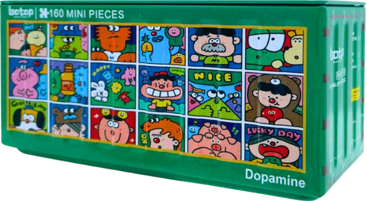 Dopamine | Botop | 160 Pieces | Mini Jigsaw Puzzle – Puzzles