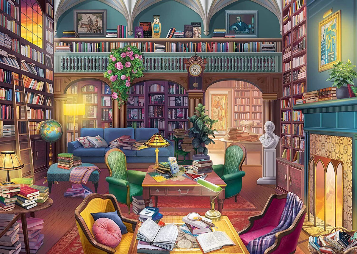 Dream Library | Ravensburger | 500 Extra Large Pieces | Jigsaw Puzzle ...