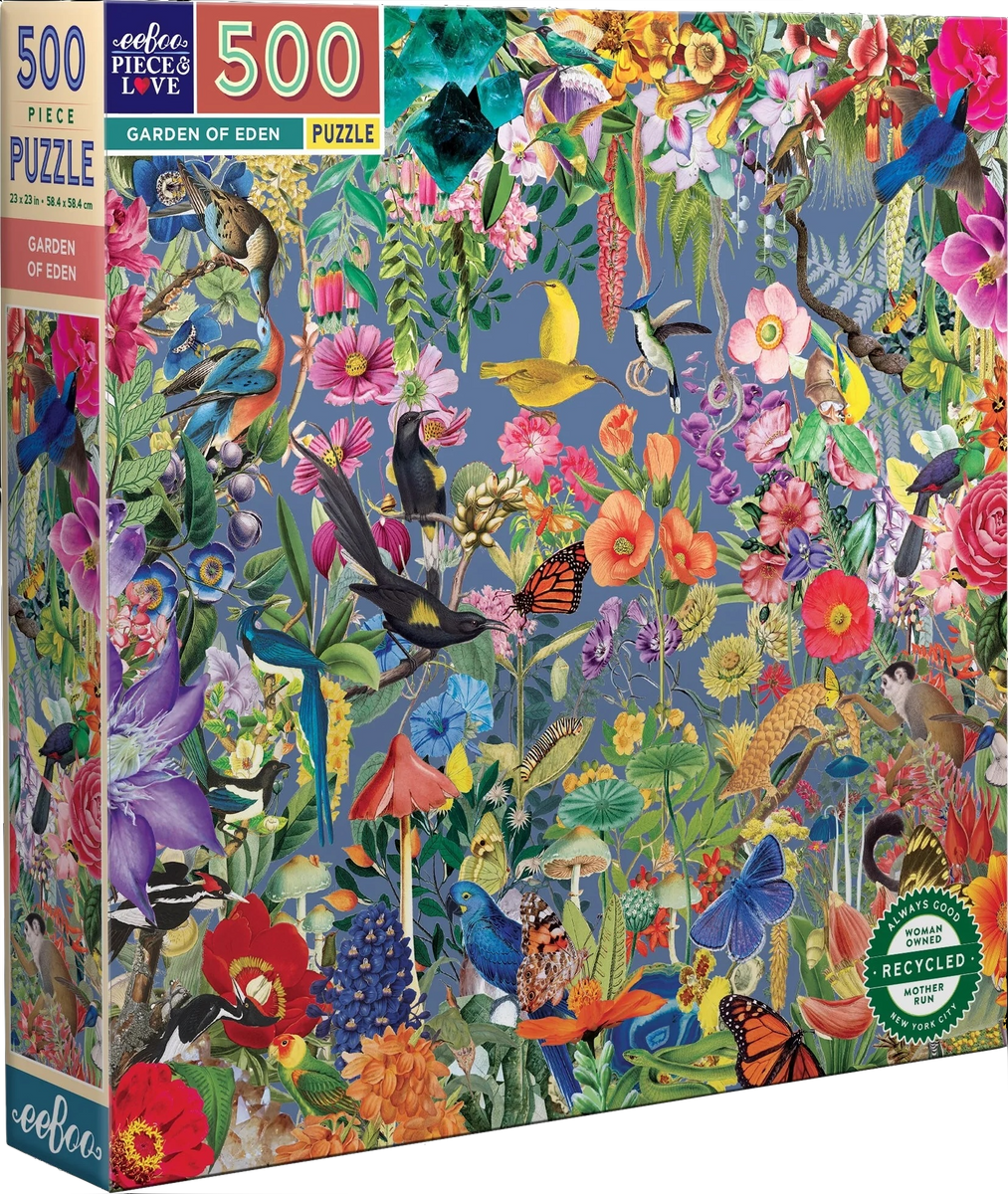 Garden of Eden - Clare Celeste Börsch | Eeboo | 500 Pieces | Jigsaw Pu ...