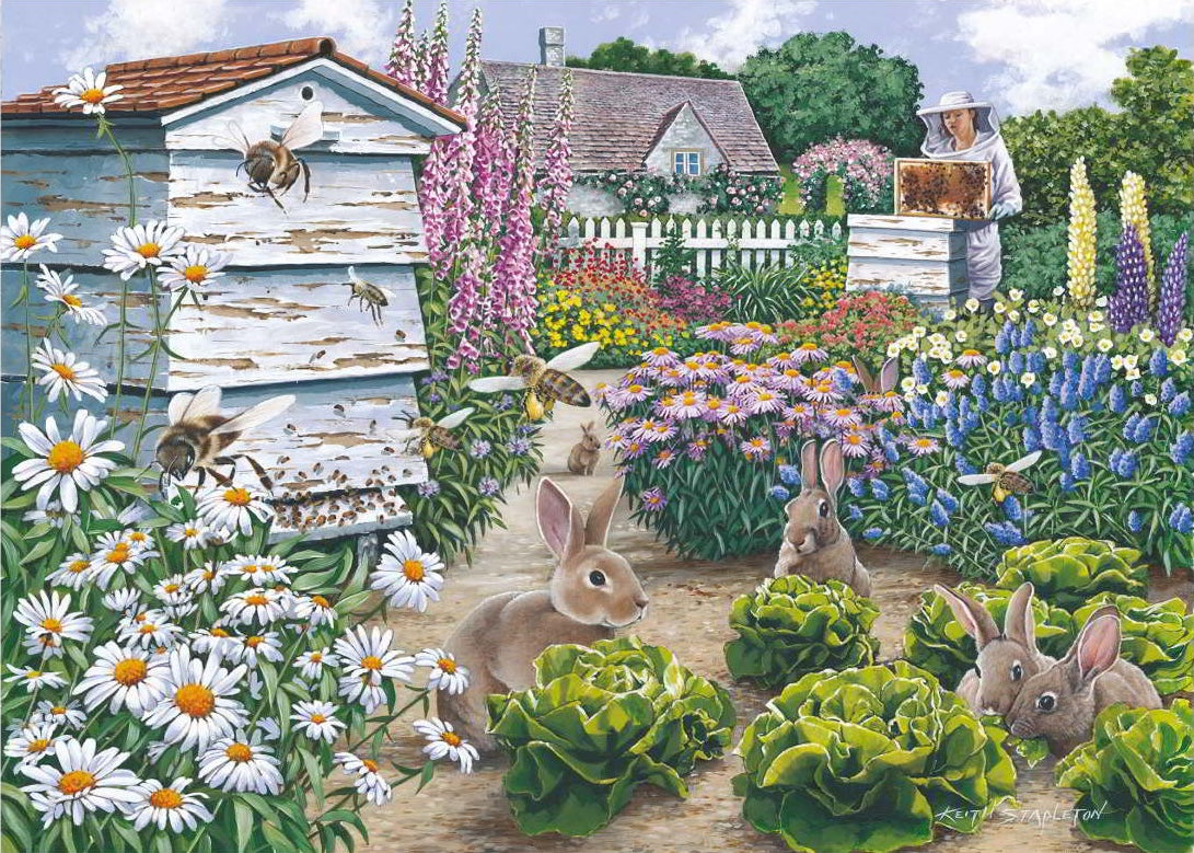 Honey Bunnies - Keith Stapleton | House Of Puzzles | 500 Pieces | Jigs ...