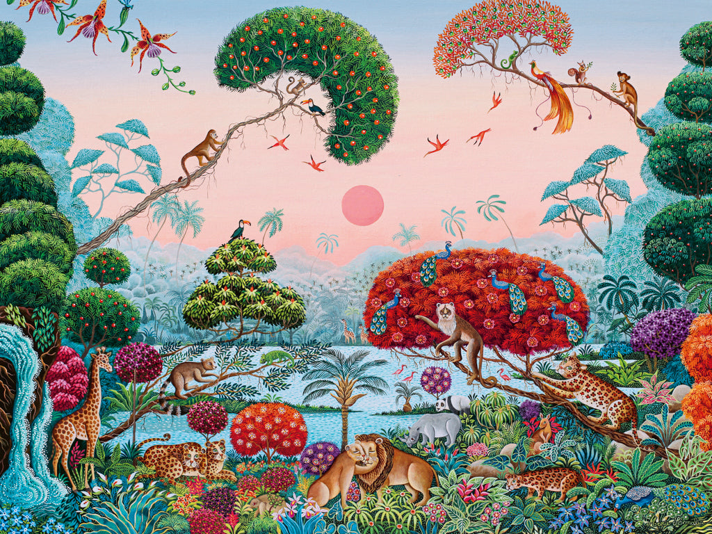 Jungle Paradise - Exotic Garden | Heye | 1500 Pieces | Jigsaw Puzzle ...
