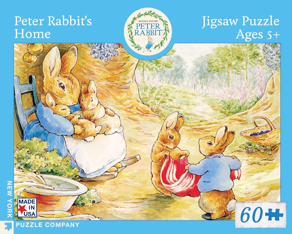 Peter Rabbit's Home - Peter Rabbit | New York Puzzle Company | 60 Piec ...