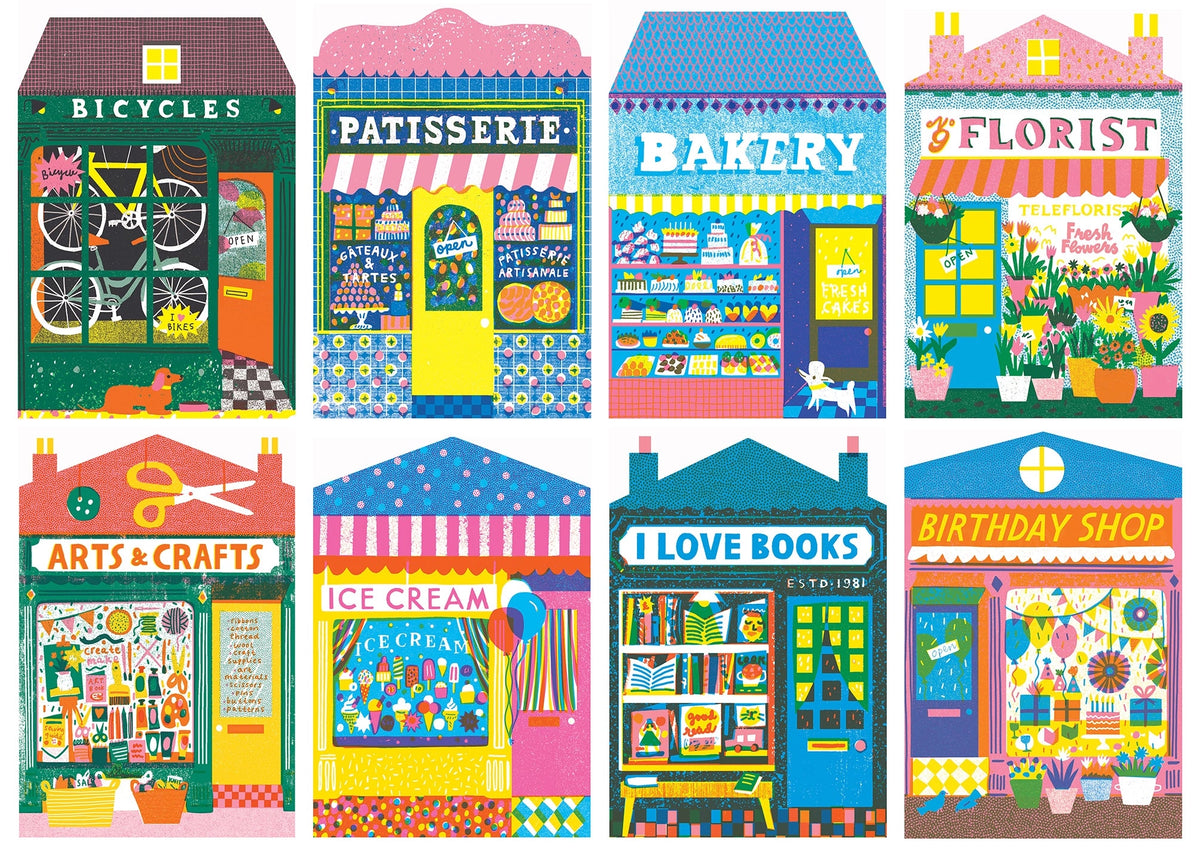 Shops - Louise Lockhart | Happily | 1000 Pieces | Jigsaw Puzzle – Puzzles