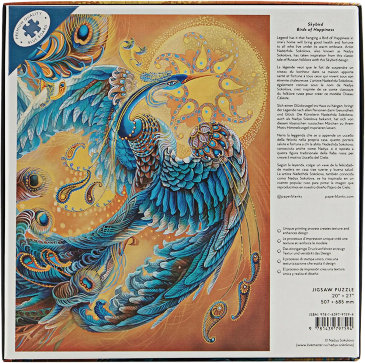Skybird - Birds Of Happiness | Paperblanks | 1000 Pieces | Jigsaw Puzz ...