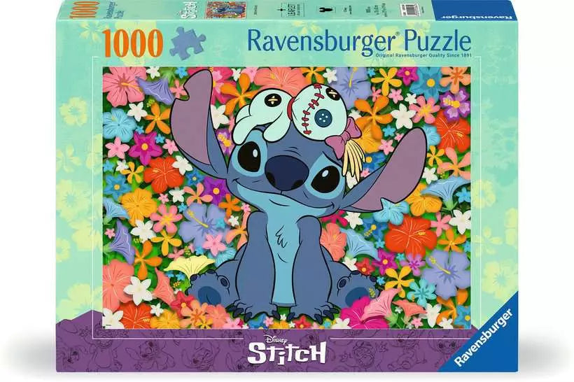Stitch and Scrump - Stitch | Disney | Ravensburger | 1000 Pieces | Jig ...