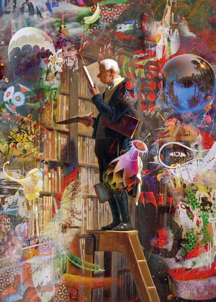 The Bookworm - Rebrush! | Günter Konrad | Heye | 1000 Pieces | Jigsaw ...