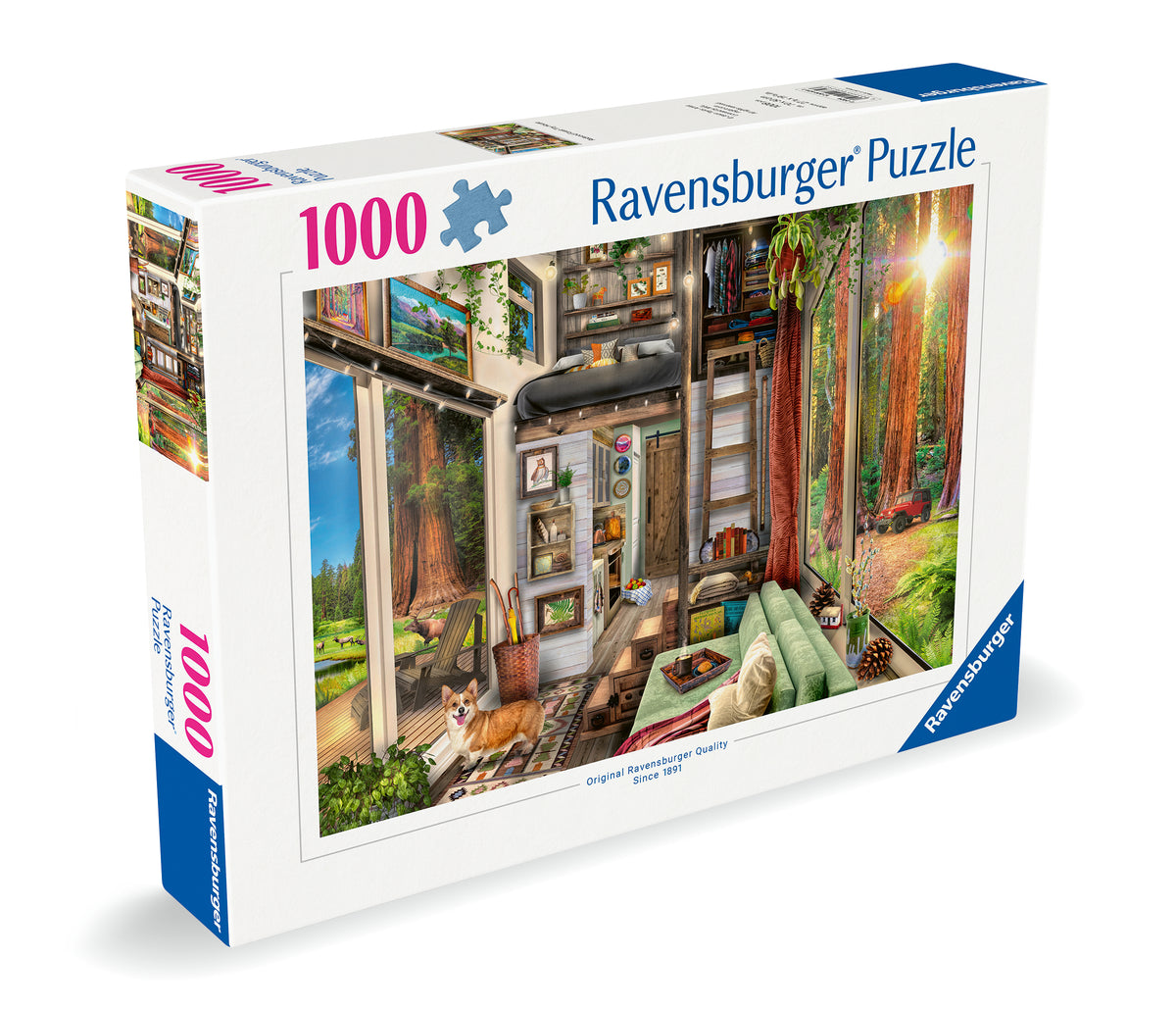 Redwood Forest Tiny House | Ravensburger | 1000 Pieces | Jigsaw Puzzle ...