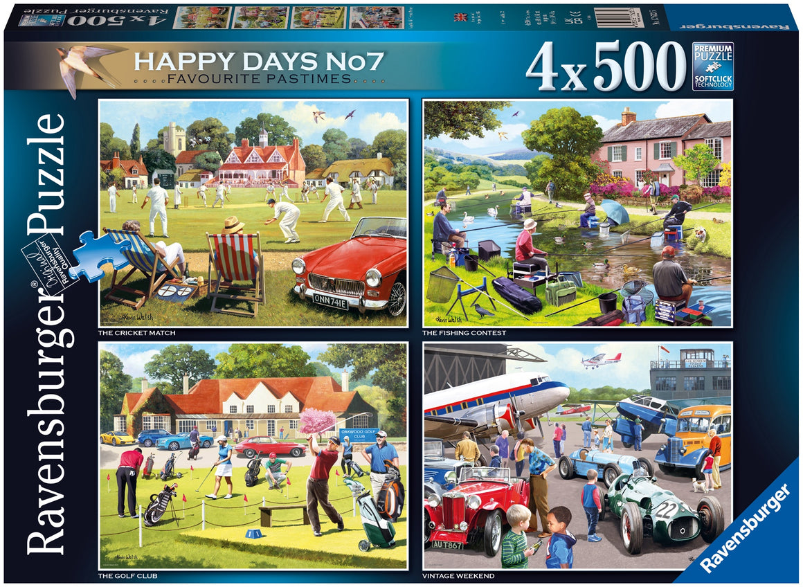 Favourite Pastimes - Happy Days No.7 | Ravensburger | 4 X 500 Pieces ...