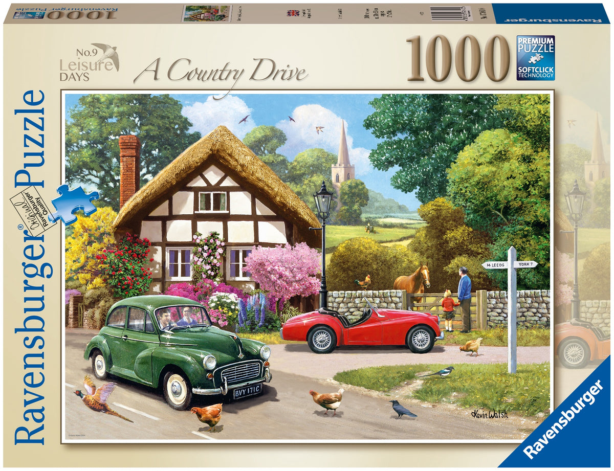 A Country Drive - Leisure Days No.9 | Ravensburger | 1000 Pieces | Jig ...