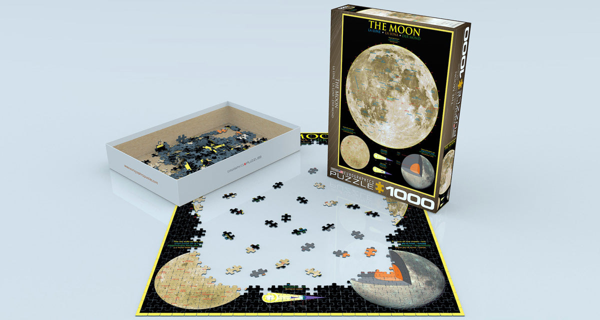 The Moon - Space Exploration | Eurographics | 1000 Pieces | Jigsaw Puz ...
