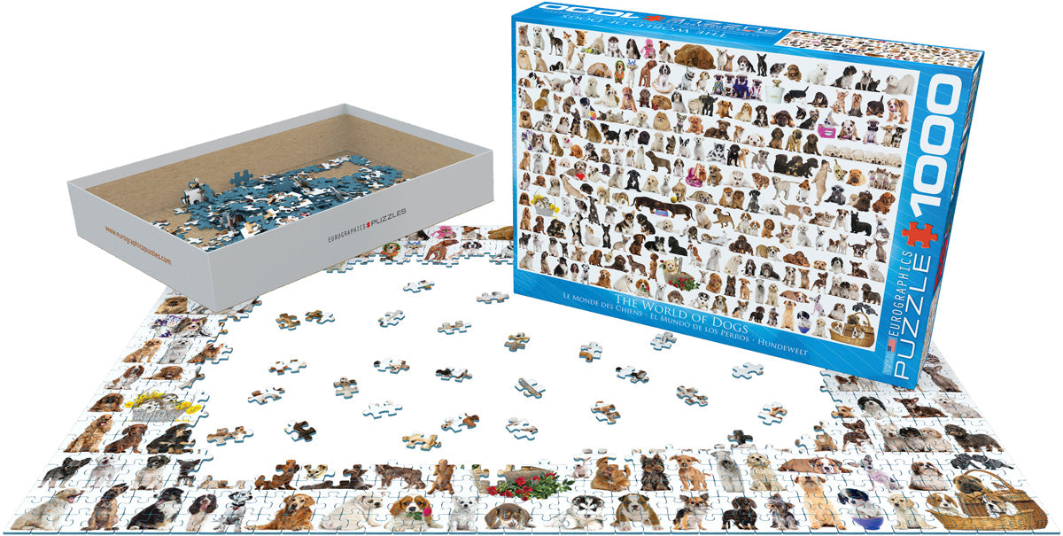 The World of Dogs - Animal Charts | Eurographics | 1000 Pieces | Jigsa ...