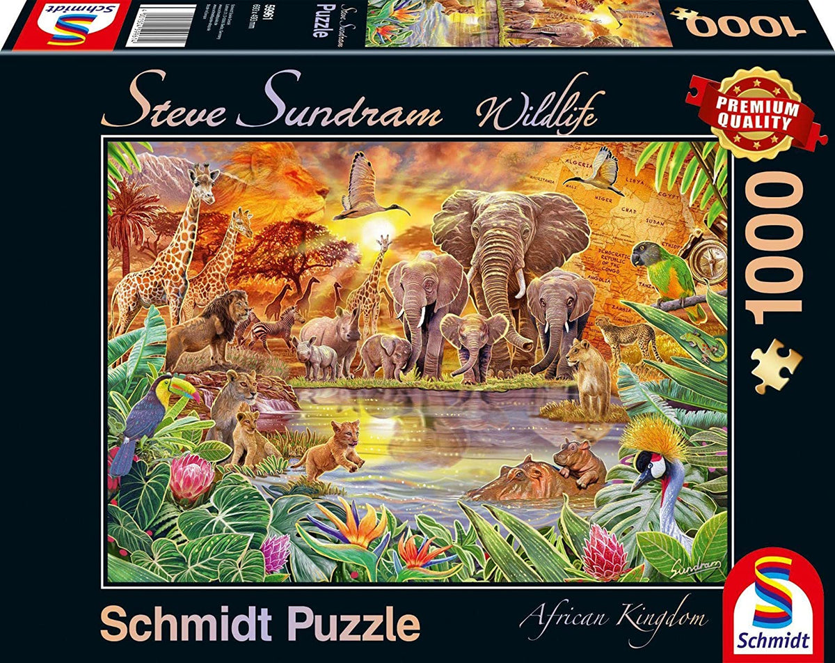 African Kingdom - Steve Sundram | Schmidt | 1000 Pieces | Jigsaw Puzzl ...