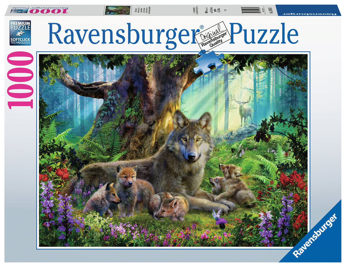 Wolves in the Forest | Ravensburger | 1000 Pieces | Jigsaw Puzzle ...
