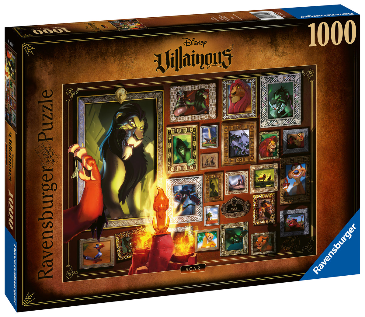 Scar | Disney Villainous | Ravensburger | 1000 Pieces | Jigsaw Puzzle ...