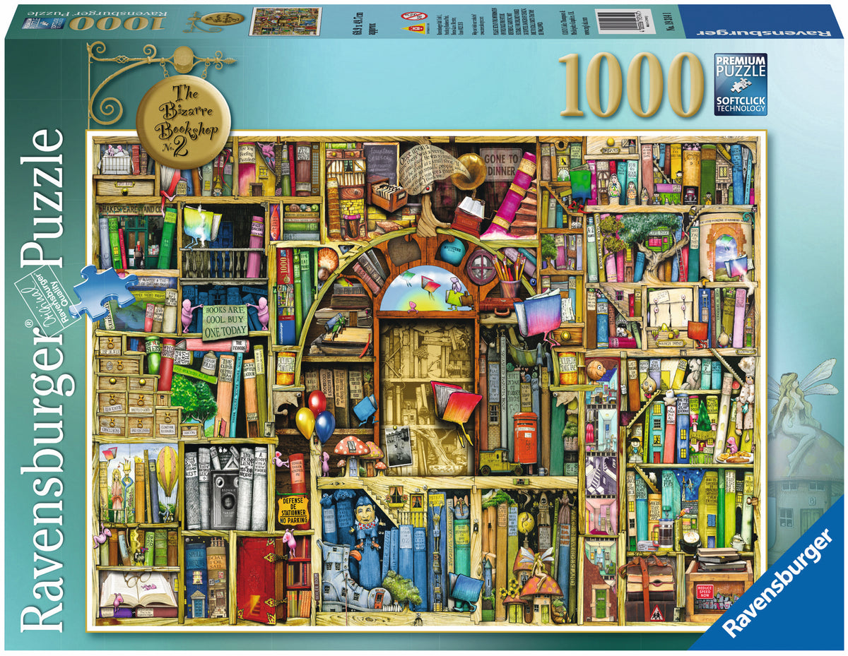 The Bizarre Bookshop 2 | Colin Thompson | Ravensburger | 1000 Pieces ...